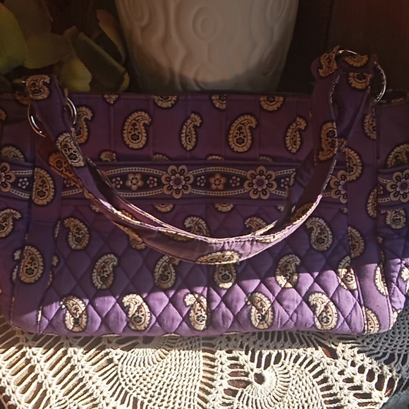 Vera Bradley | Bags | Vera Bradley Purple Pastel Purse | Poshmark
